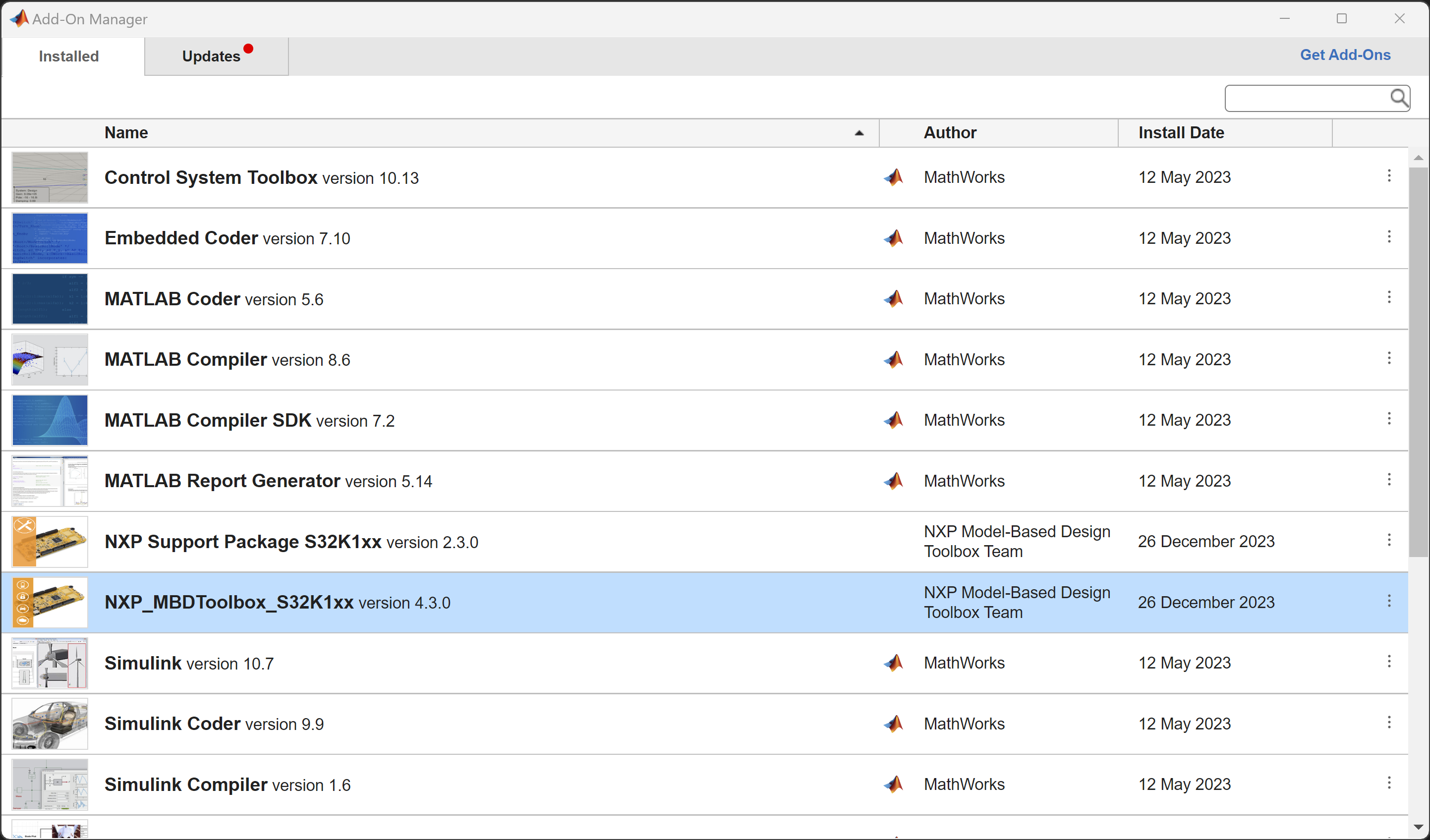 NXP S32K1xx MATLAB & Simulink Developer Environment Setup